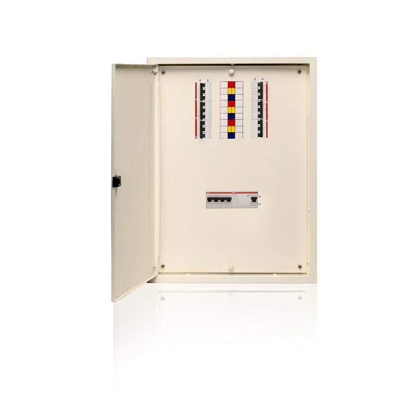 ABB 4Way VERTICAL DB (8+12) IP 43 with metal door (SVTDB),VERTICAL ...