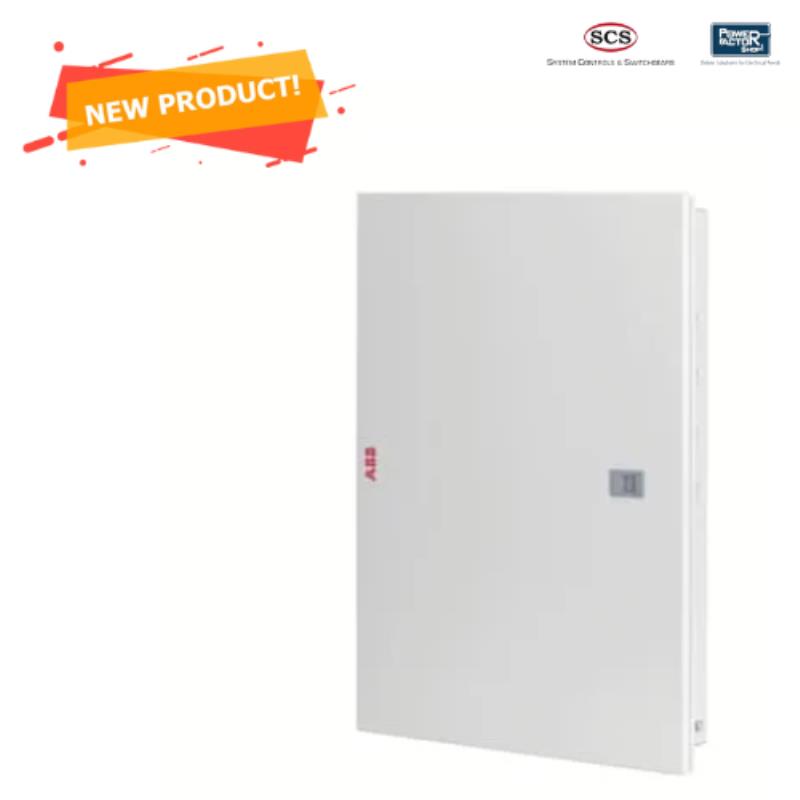 ABB 8 WAY (8+6+24x) TPN Elegance Series IP43 DOUBLE DOOR E-SVDB M 8 ...