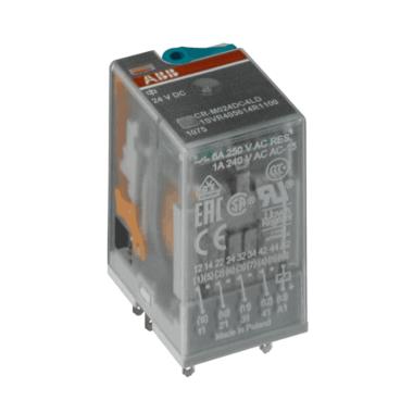 ABB CR-M220DC4 4c/o A1-A2=220VDC 250V/6A Pluggable Interface Relay,CR-M ...