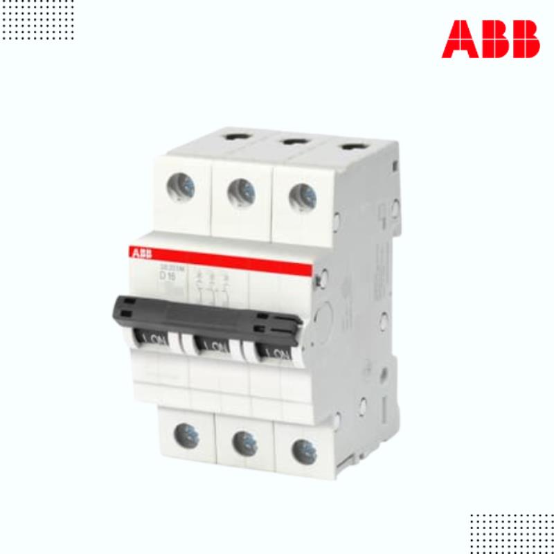 ABB 50A SB200 Three Pole 3P D Curve SB203 M-D50 High Performance MCB 10 kA IP20,3P-D ...